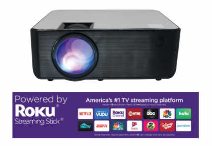 RCA 720p Roku Smart Home Theater Projector for $99 (Reg $129) *Black ...