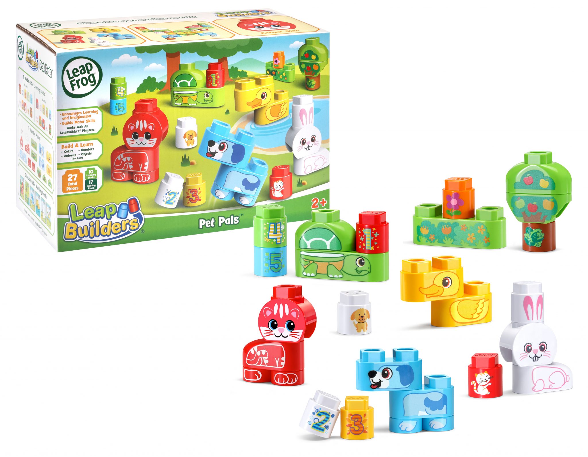 LeapFrog LeapBuilders Pet Pals Building Blocks Learning Toy for only $5 ...