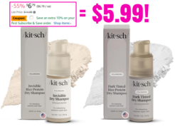 Kitsch Volumizing Rice Protein Dry Shampoo Powder for $5.99 (Reg $14.99 ...