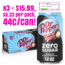 Dr Pepper Zero Sugar Creamy Coconut Soda, 12 fl oz cans, 12 Packs for ...