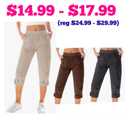 Grapent Capri Cargo Pants $14.99 – $17.99 (reg $24.99 – $29.99) | Utah ...
