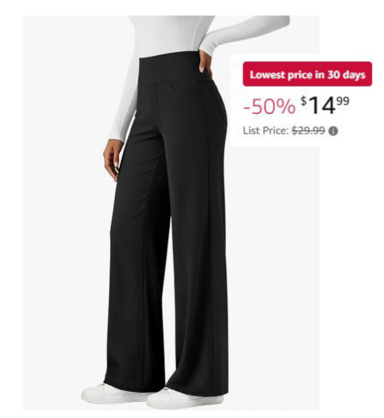 keriffe Wide Leg Yoga Pants from $14.99 (Reg. $29.99) | Utah Sweet Savings